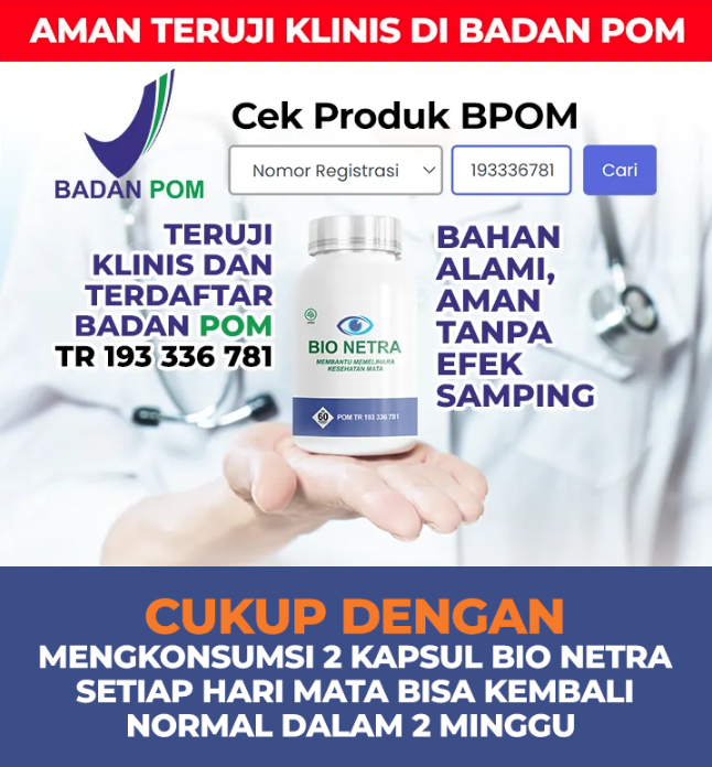 Bio Netra Obat Herbal Atasi Masalah Mata – ORIGINAL PRODUCT ASLI 100% ...
