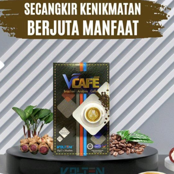 Vcafe Volten Brazilian Arabica Coffee – ORIGINAL PRODUCT ASLI 100% Bisa COD